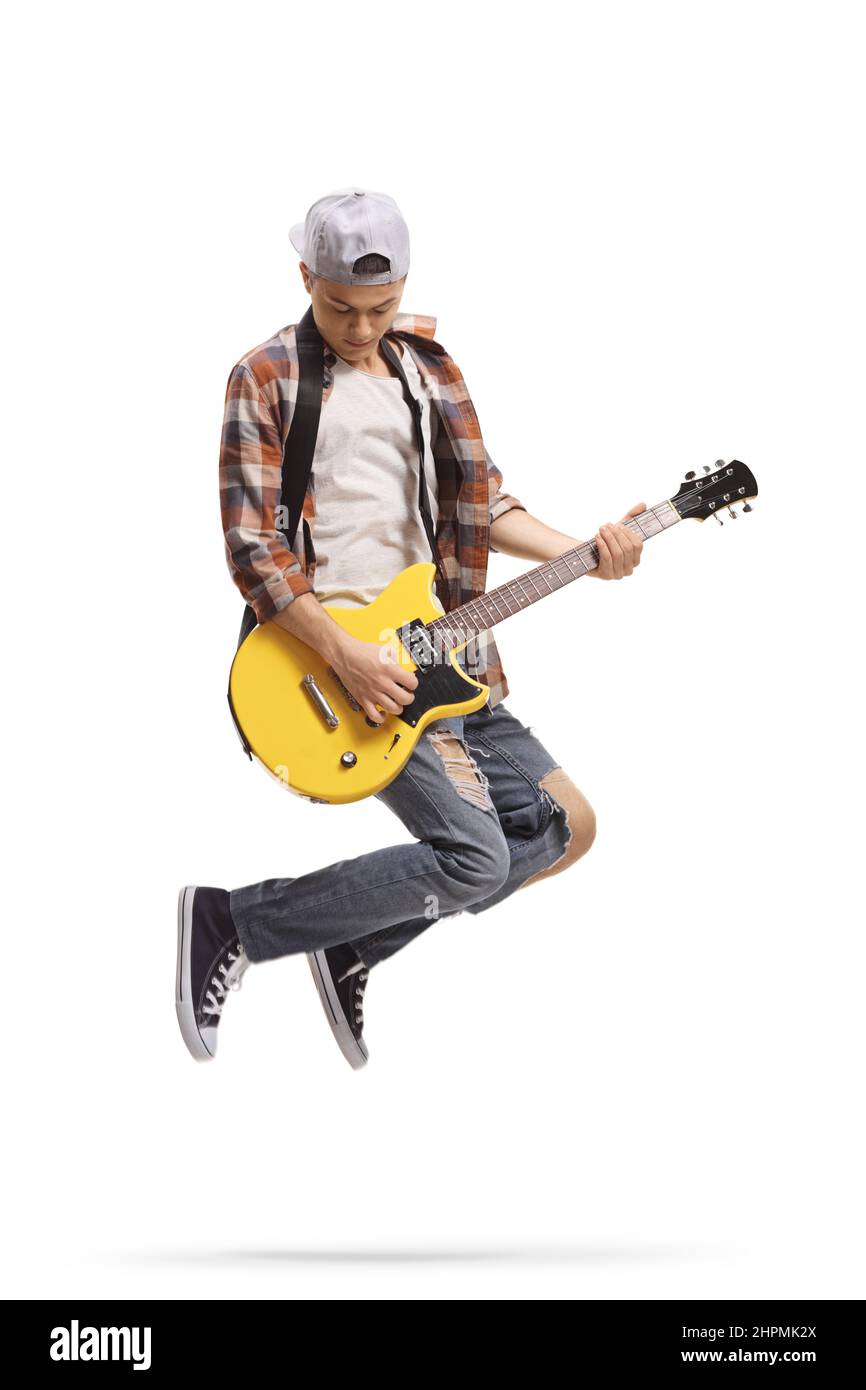 Rock Guitarist Jump