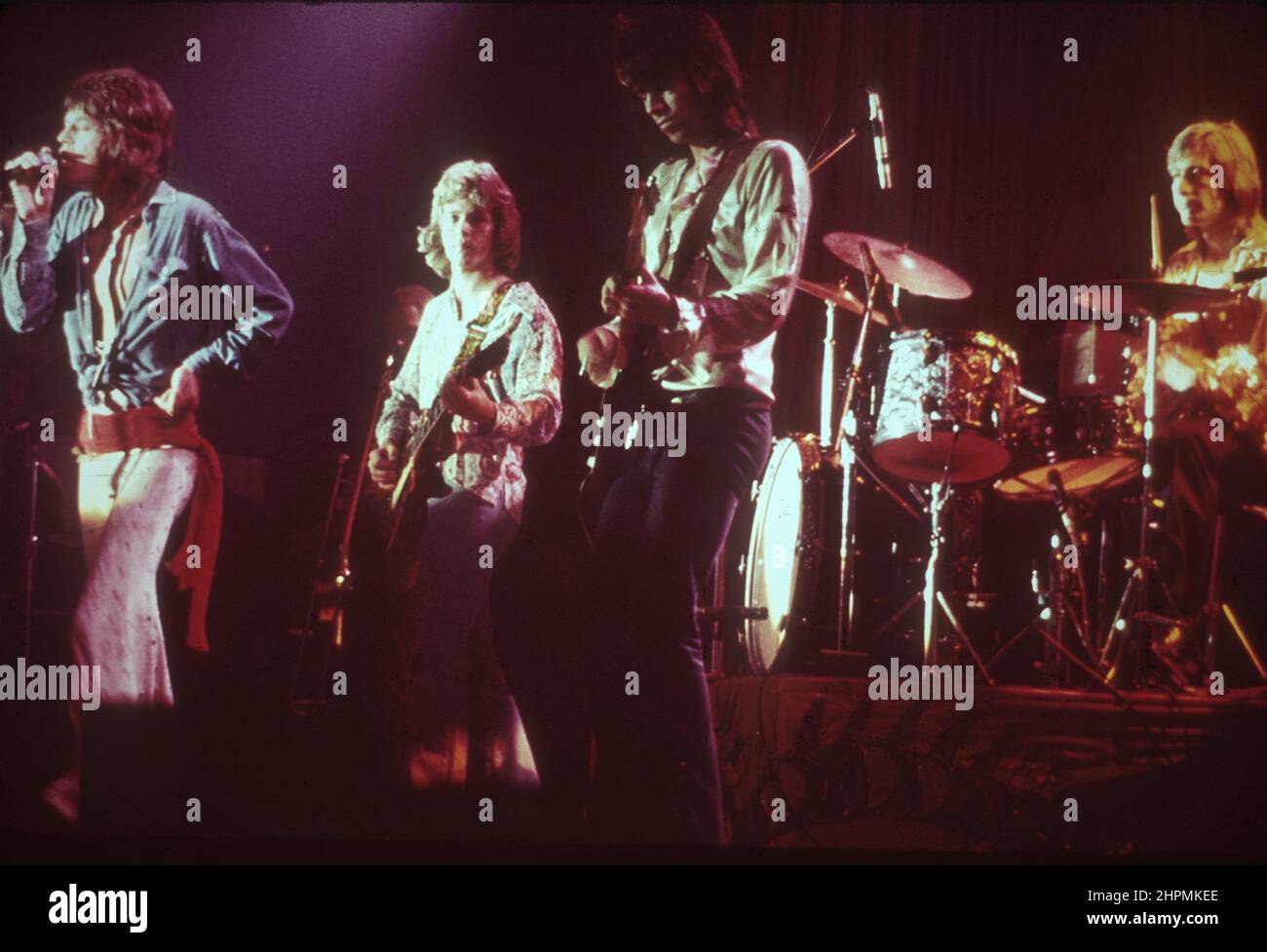 The rolling stones in concert 1970's hi-res stock photography and ...