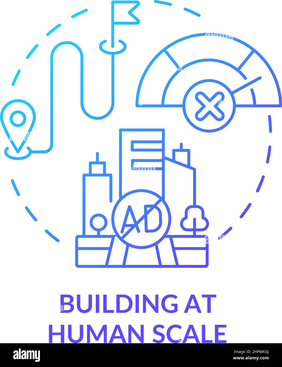 Human scale architecture Stock Vector Images - Alamy