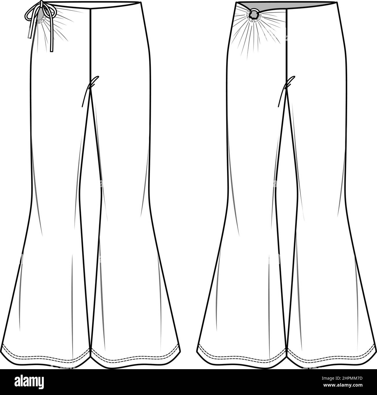 Female bottoms Stock Vector Images - Alamy