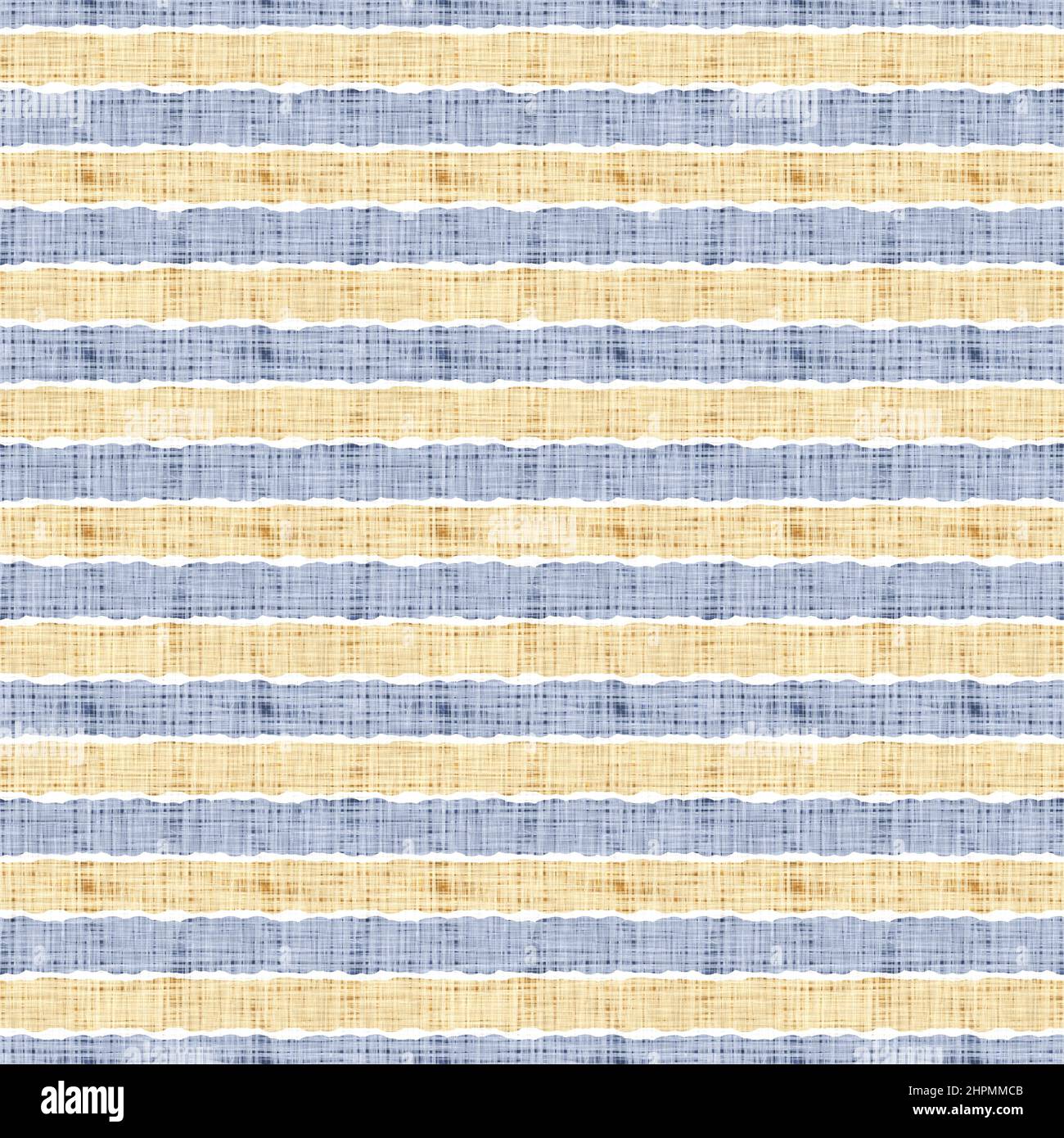 Seamless French country kitchen stripe fabric pattern print. Blue ...