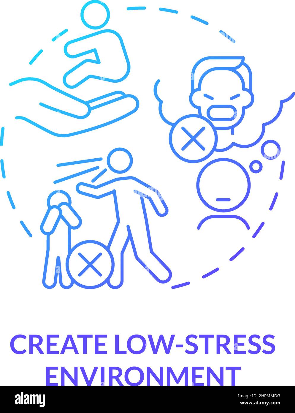 Stress free environment Stock Vector Images - Alamy