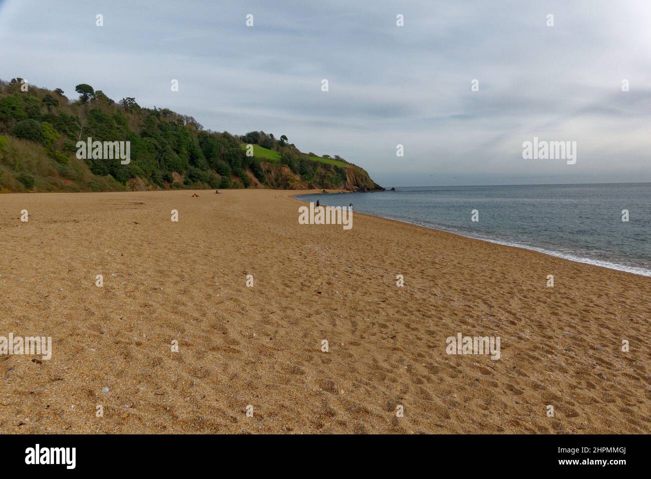 Blackpool Sands in Devon on Southwest Coast Path Stock Photo - Alamy
