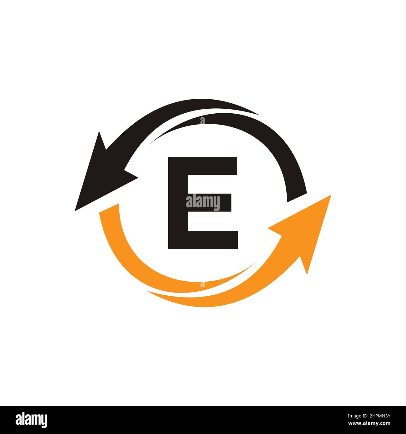 Finance Logo With E Letter Concept. Marketing And Financial Business ...