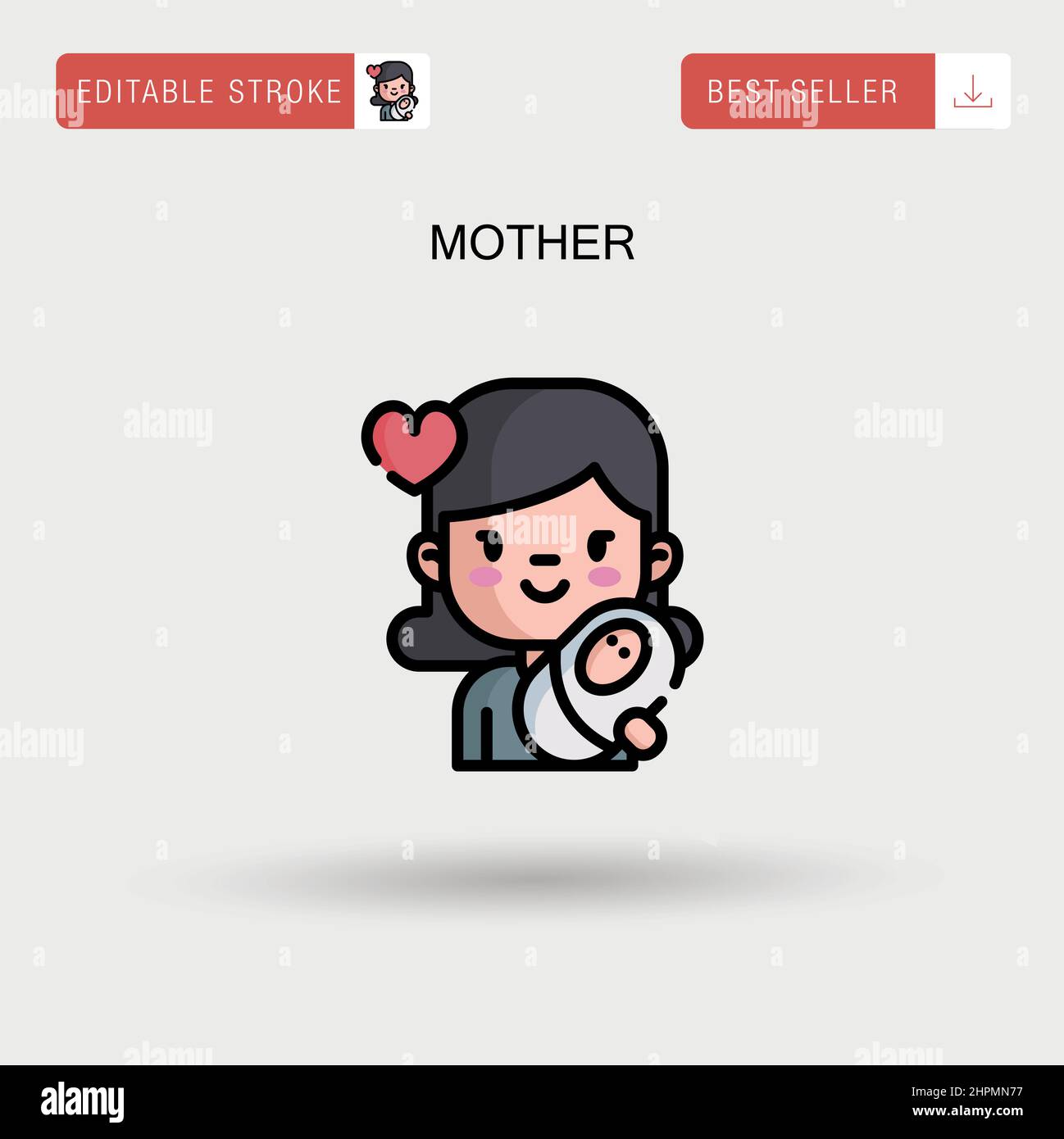 Mother Simple vector icon Stock Vector Image & Art - Alamy