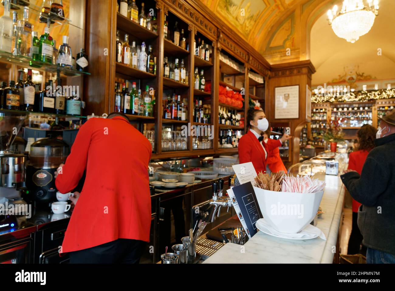 Pastry shop, historic cafe, Sandri since 1860, Corso Vannucci, historic ...