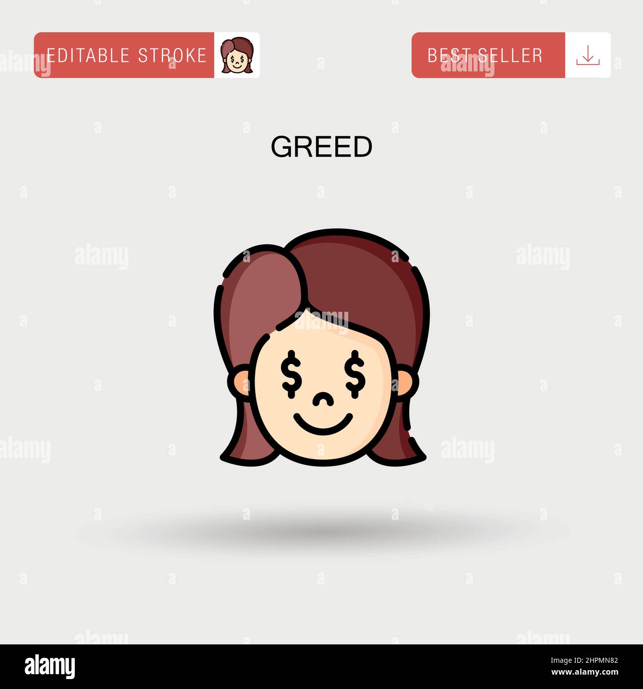 Fear and greed Stock Vector Images - Alamy