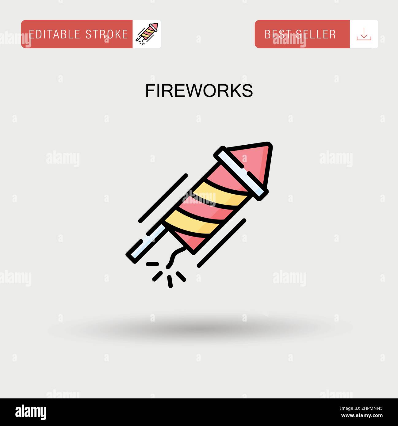 Bright colorful fireworks bursting Stock Vector Images - Alamy