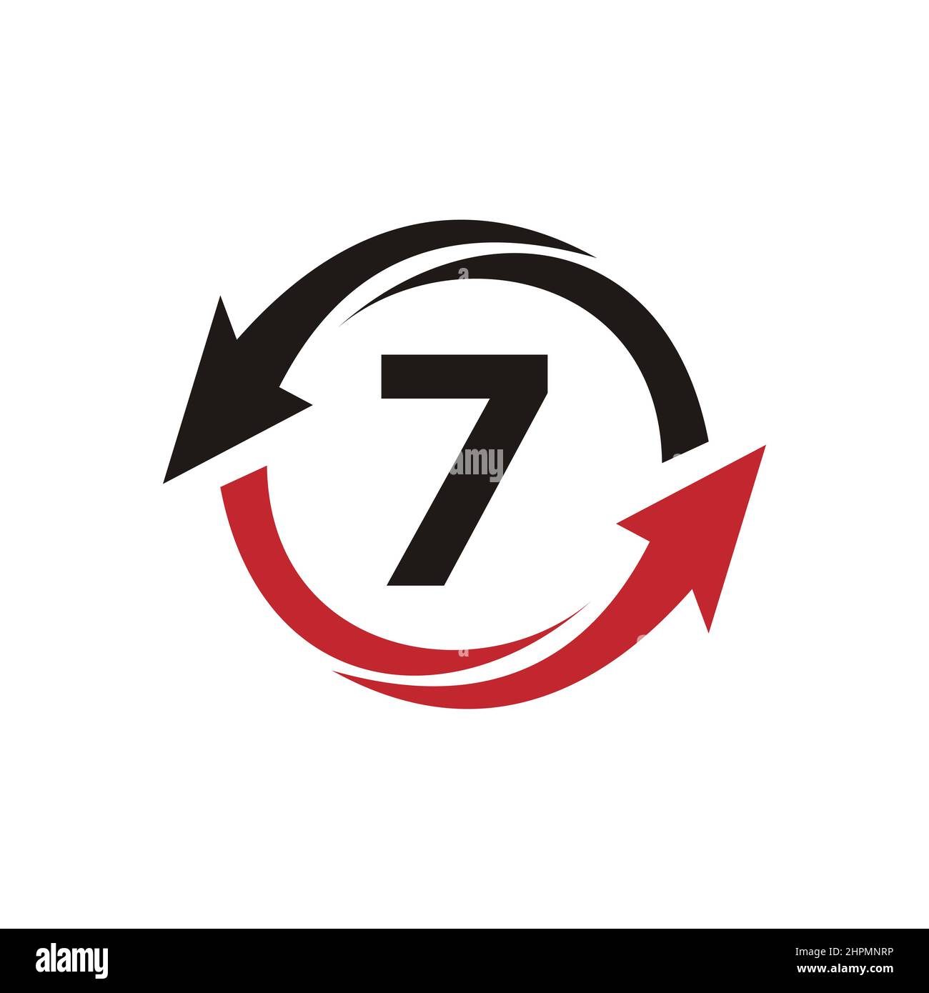 Finance Logo With 7 Letter Concept. Marketing And Financial Business ...
