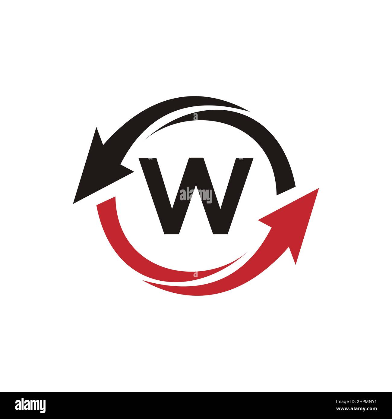 Finance Logo With W Letter Concept. Marketing And Financial Business ...