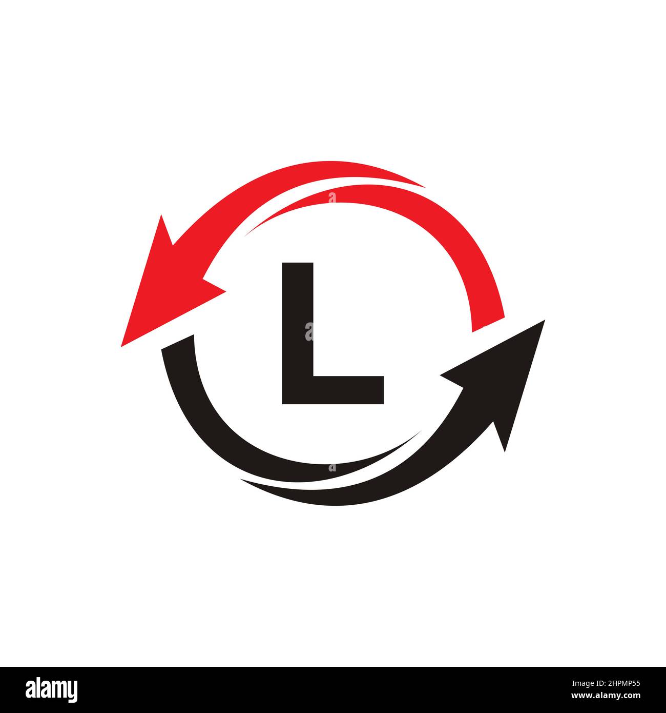 Finance Logo With L Letter Concept. Marketing And Financial Business ...
