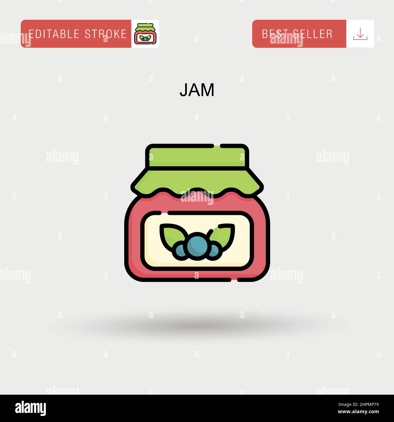 Jelly slice Stock Vector Images - Alamy