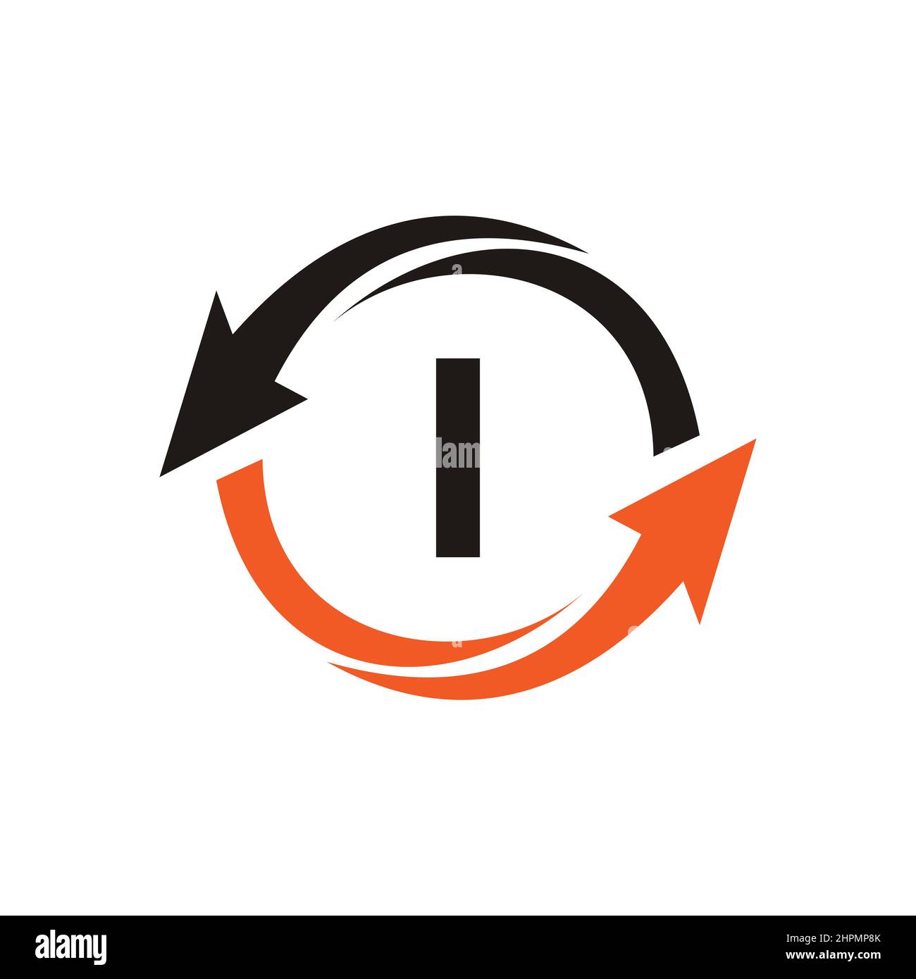 Finance Logo With I Letter Concept. Marketing And Financial Business ...