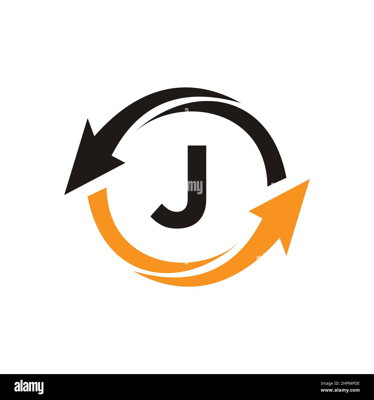 Finance Logo With J Letter Concept. Marketing And Financial Business ...