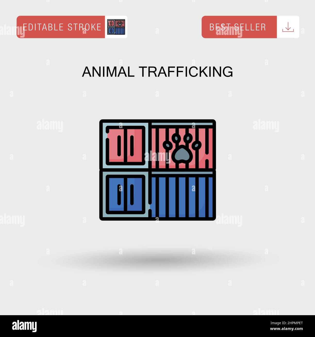 Illegal wildlife trafficking Stock Vector Images - Alamy