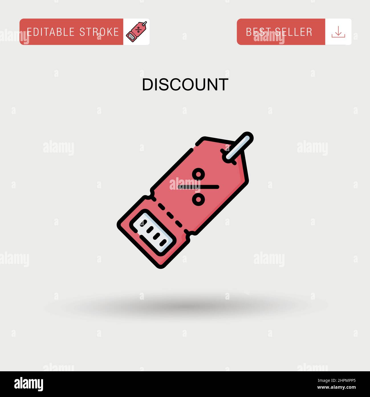 Vector icon concept discount Stock Vector Images - Alamy