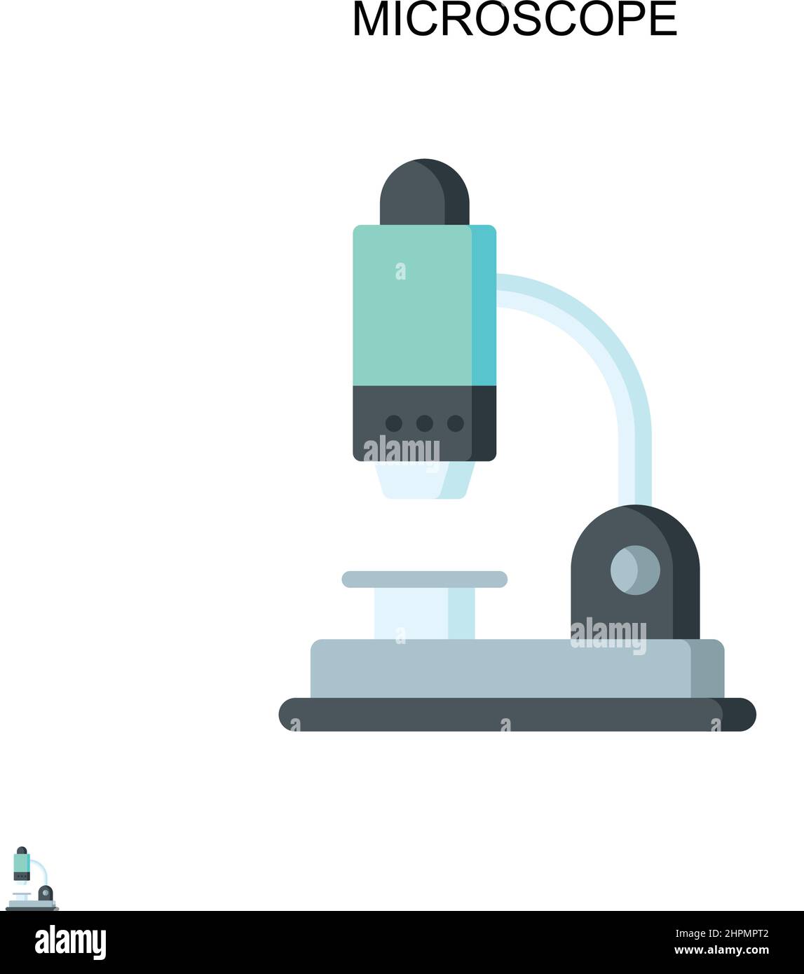 Microscope lab icon hi-res stock photography and images - Alamy