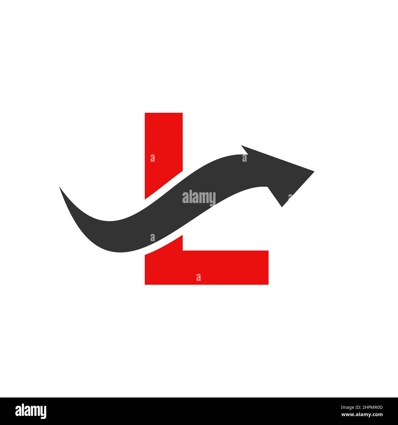 Finance Logo With L Letter Concept. Marketing And Financial Business ...