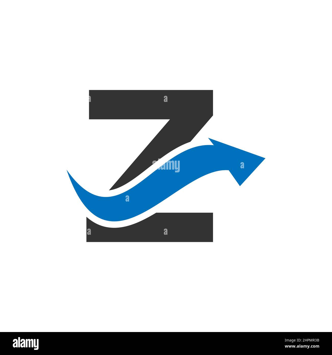 Finance Logo With Z Letter Concept. Marketing And Financial Business ...