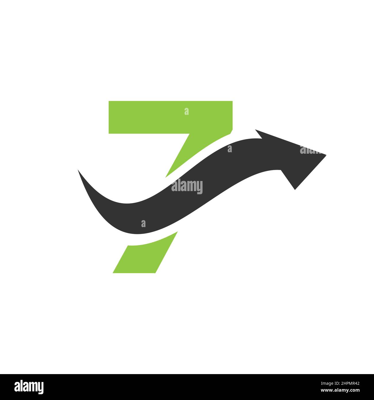 Finance Logo With 7 Letter Concept. Marketing And Financial Business ...