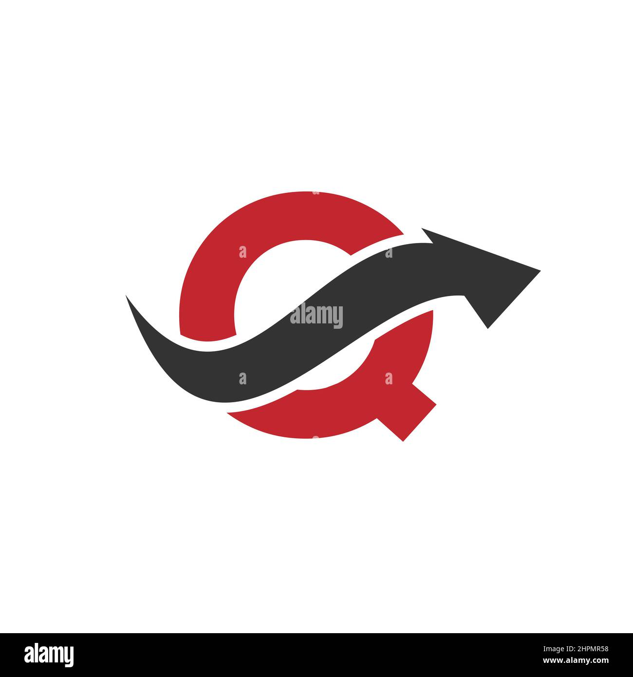 Finance Logo With Q Letter Concept. Marketing And Financial Business ...