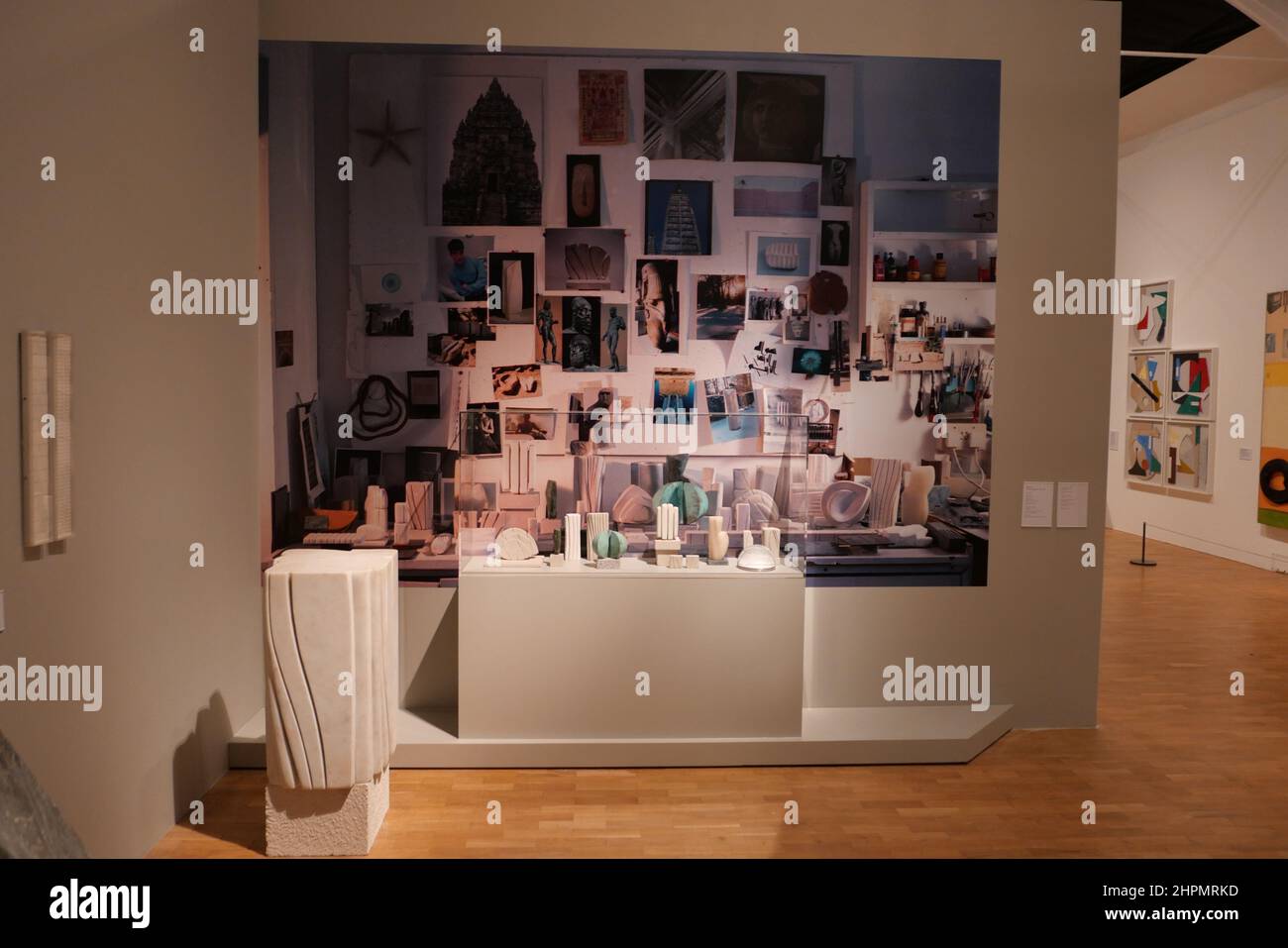 The exhibition includes paintings , sculptures , installations and ...