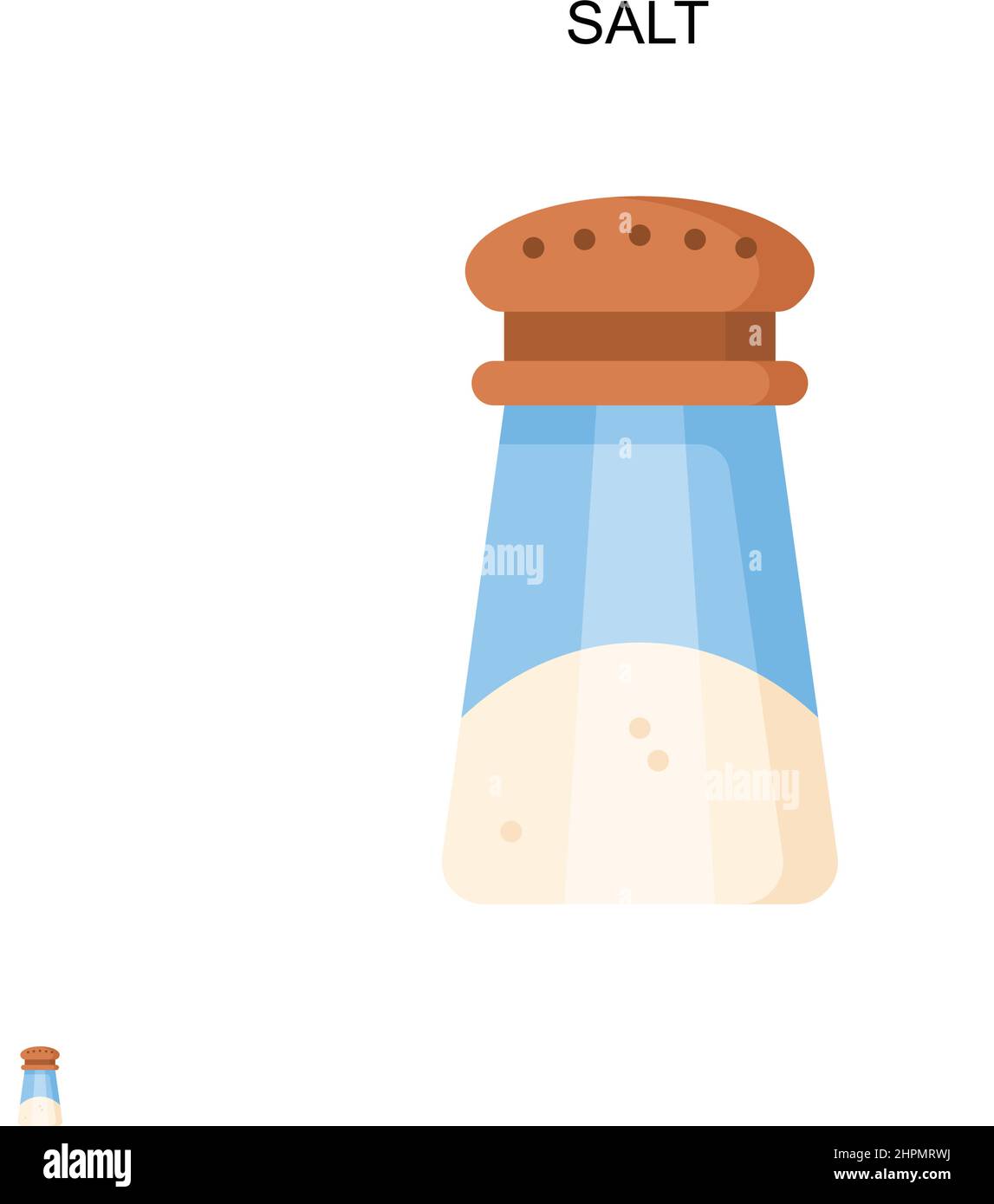 Salt Simple vector icon. Illustration symbol design template for web ...