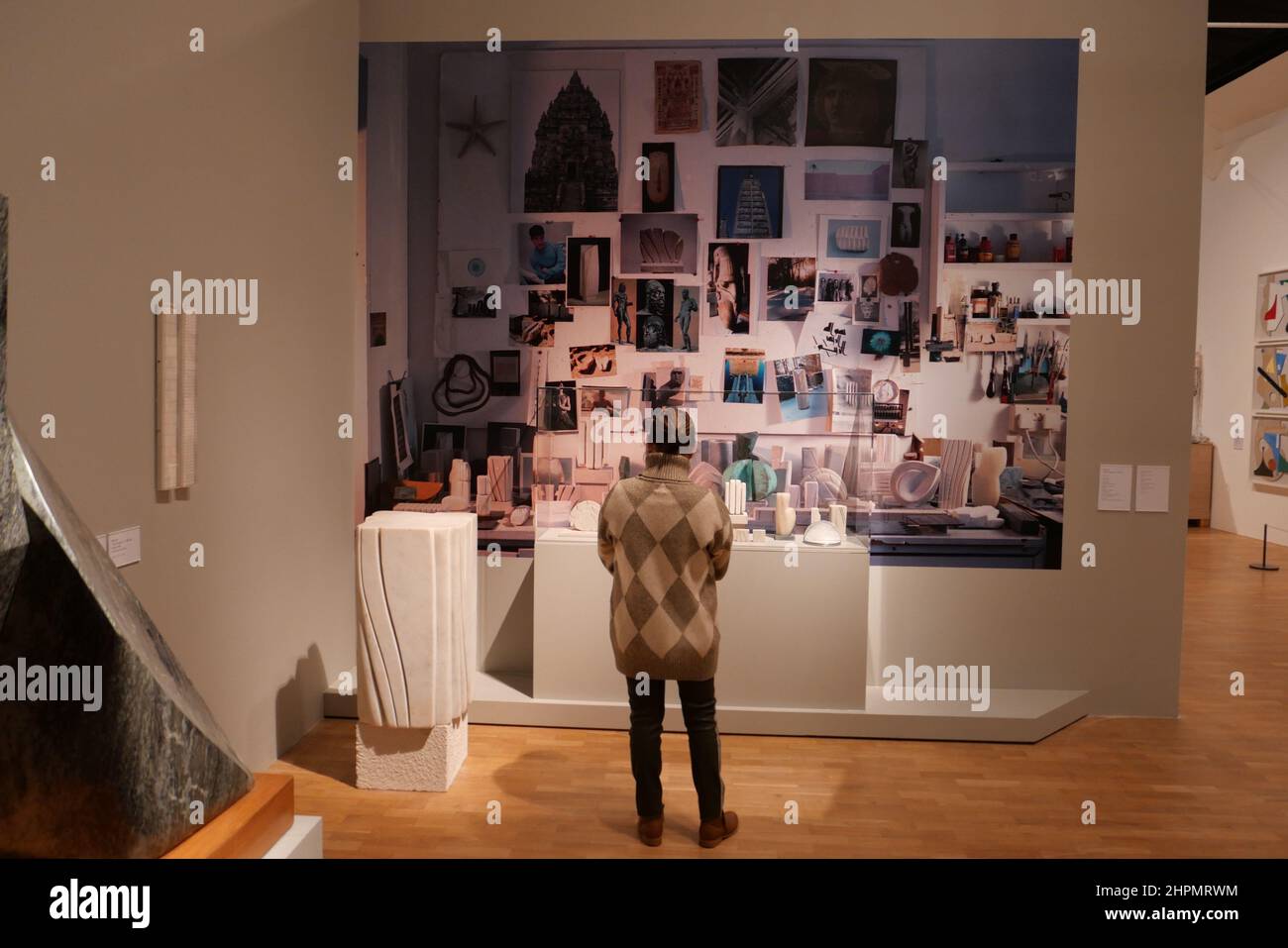 The exhibition includes paintings , sculptures , installations and ...