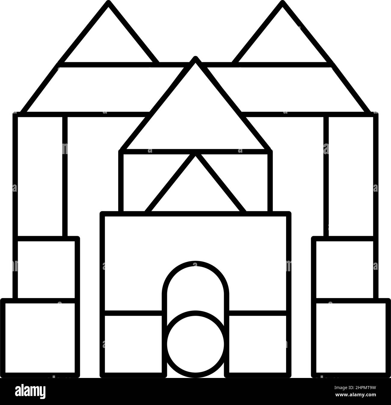 imaginative Play line icon vector illustration Stock Vector Image & Art ...