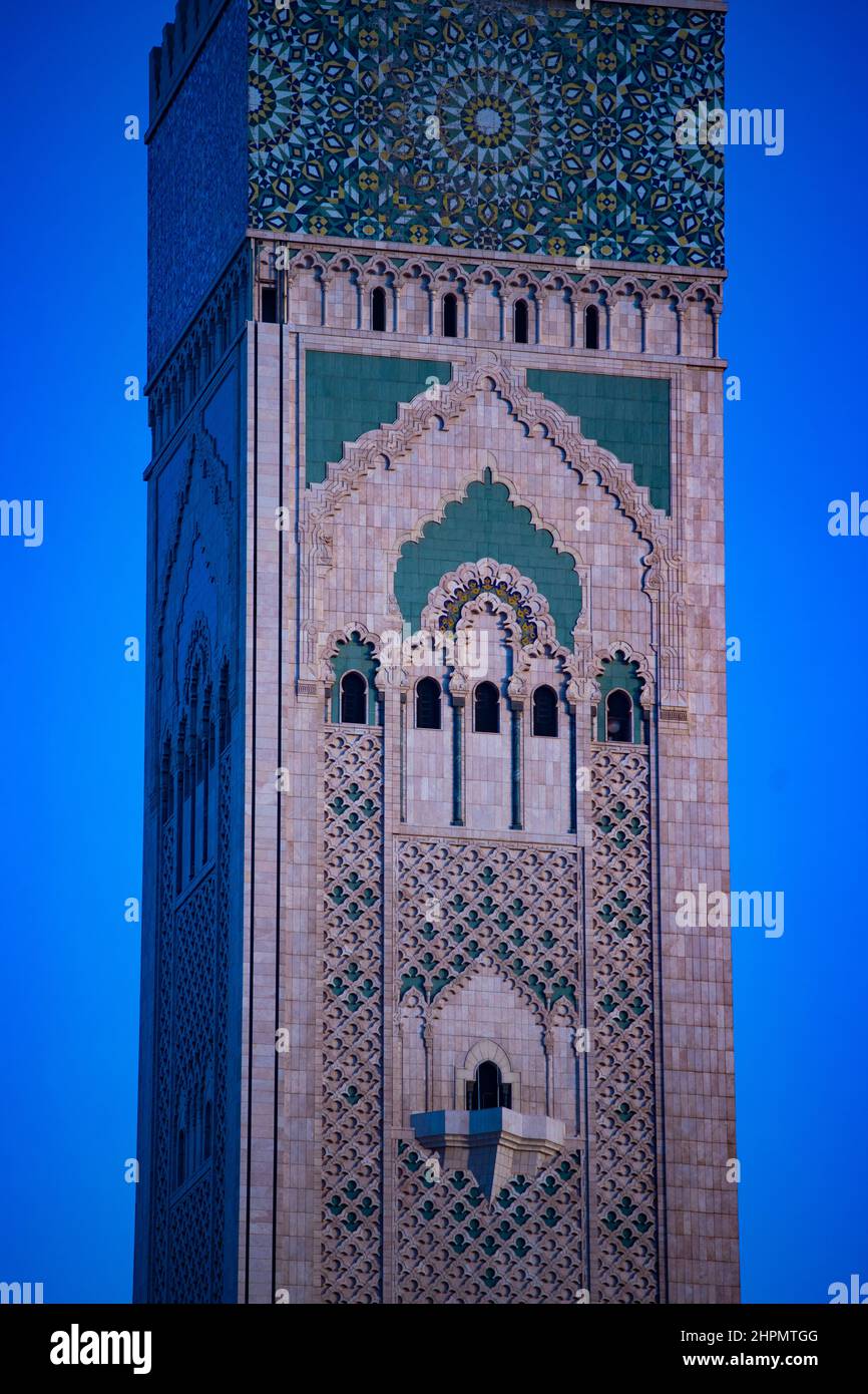 Hassan II Mosque in Casablanca, Morocco, north Africa Stock Photo - Alamy