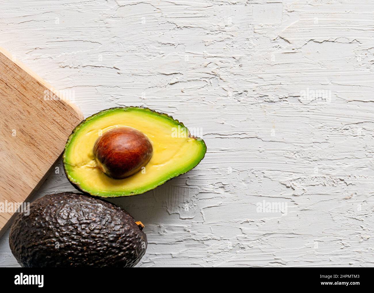 Outer and inner view of an Avocado fruit Stock Photo - Alamy