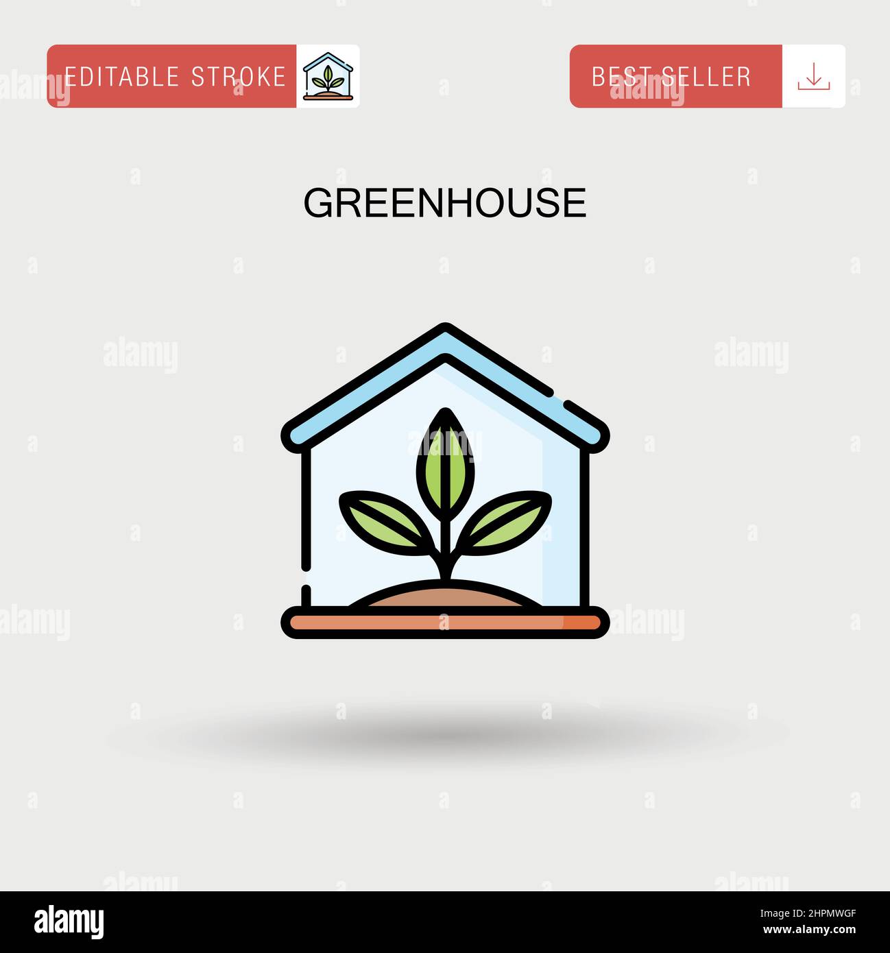 Greenhouse farm Stock Vector Images - Alamy