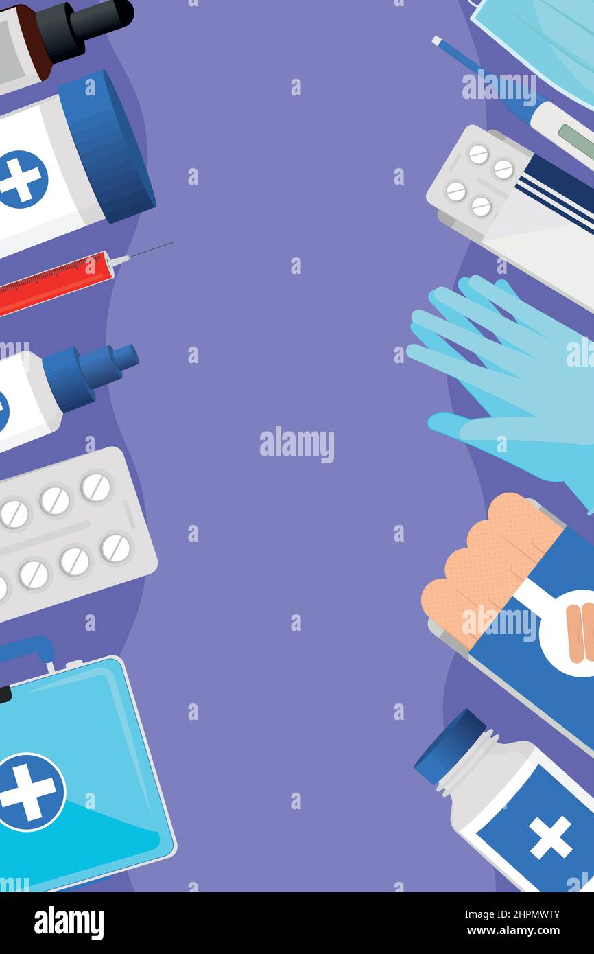 kit first aid banner Stock Vector Image & Art - Alamy