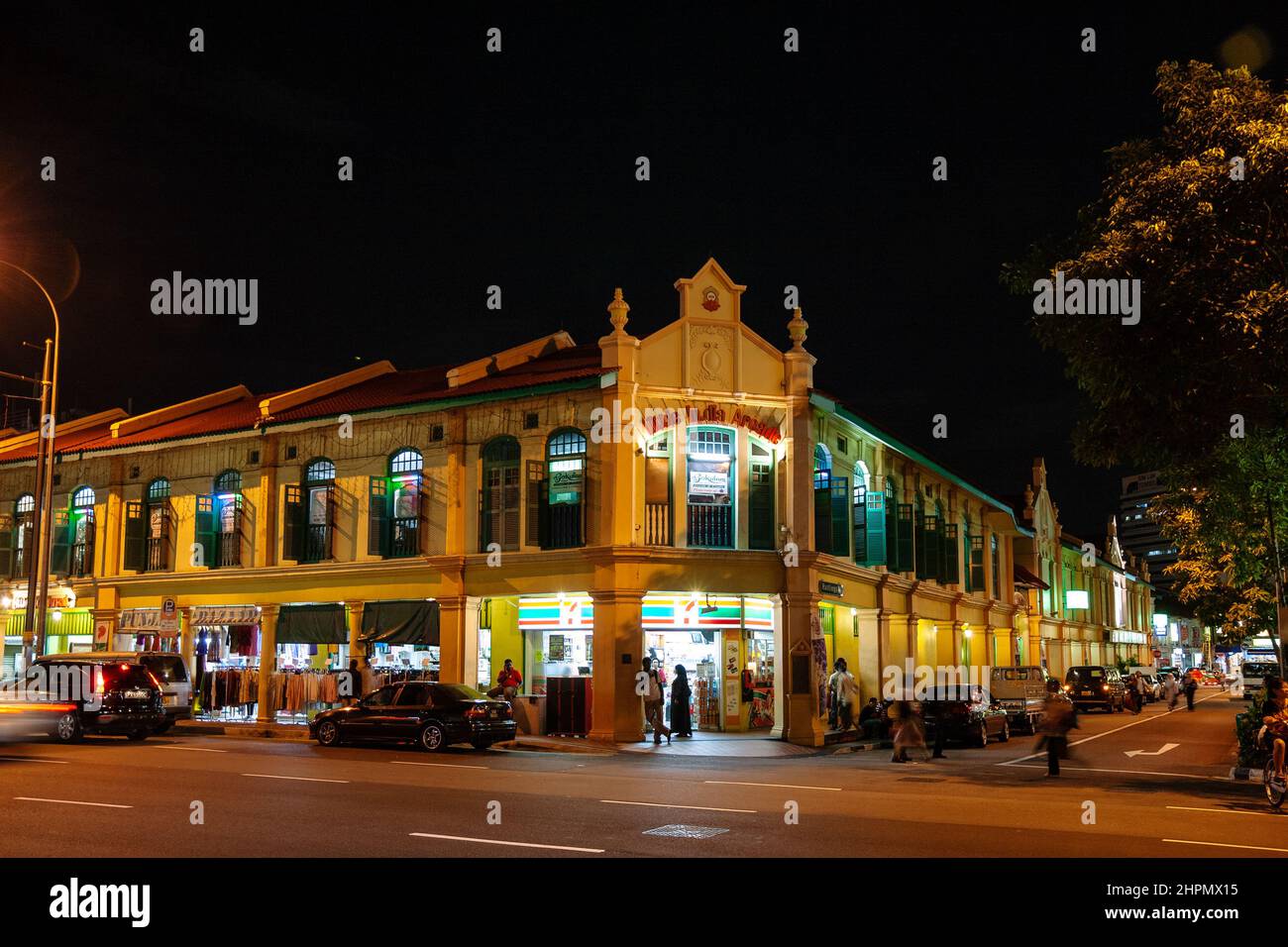 Singapore - September, 2010: Little India Arcade - a large mall with ...