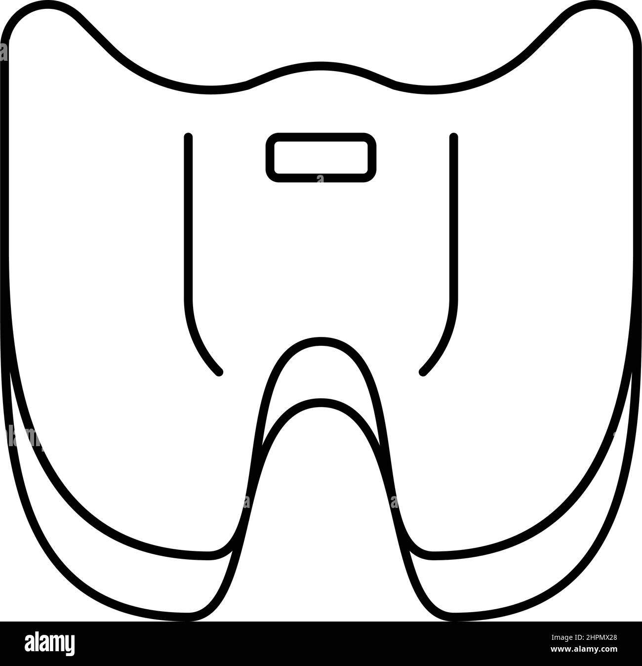 seat cushion line icon vector illustration Stock Vector Image & Art - Alamy