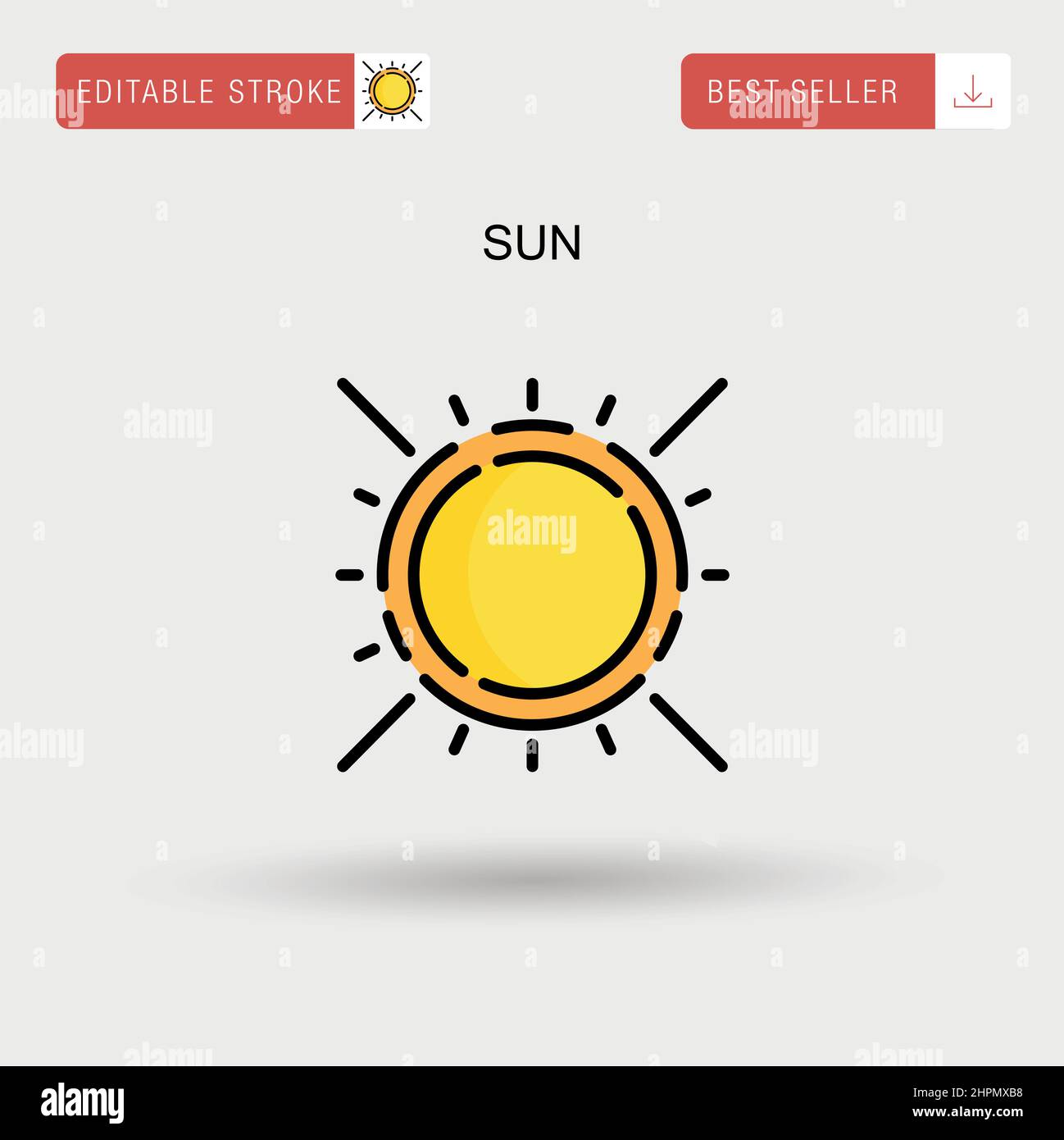 Sunbeam cloud ray sunset beam Stock Vector Images - Alamy