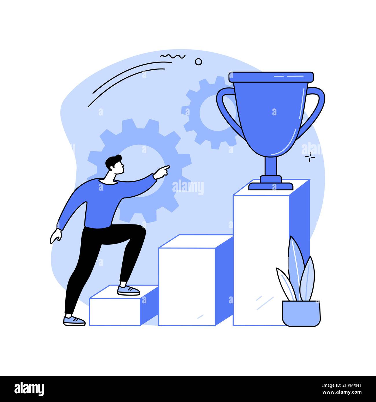 Ambition abstract concept vector illustration Stock Vector Image & Art ...