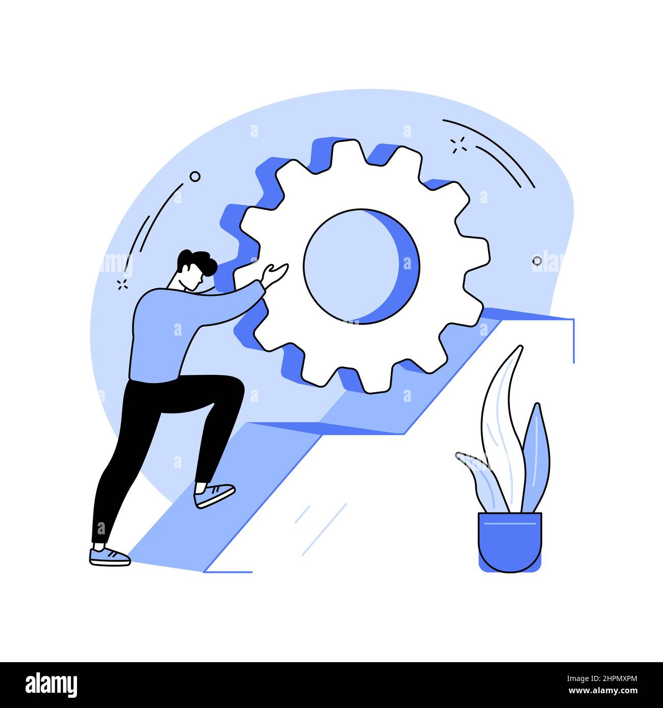 Persistence abstract concept vector illustration Stock Vector Image ...