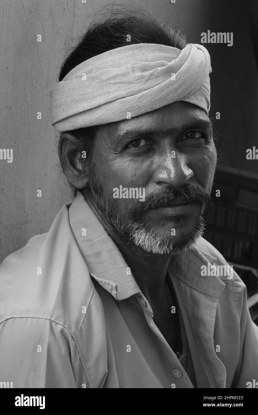 Portrait of an Indian Man. India Stock Photo - Alamy