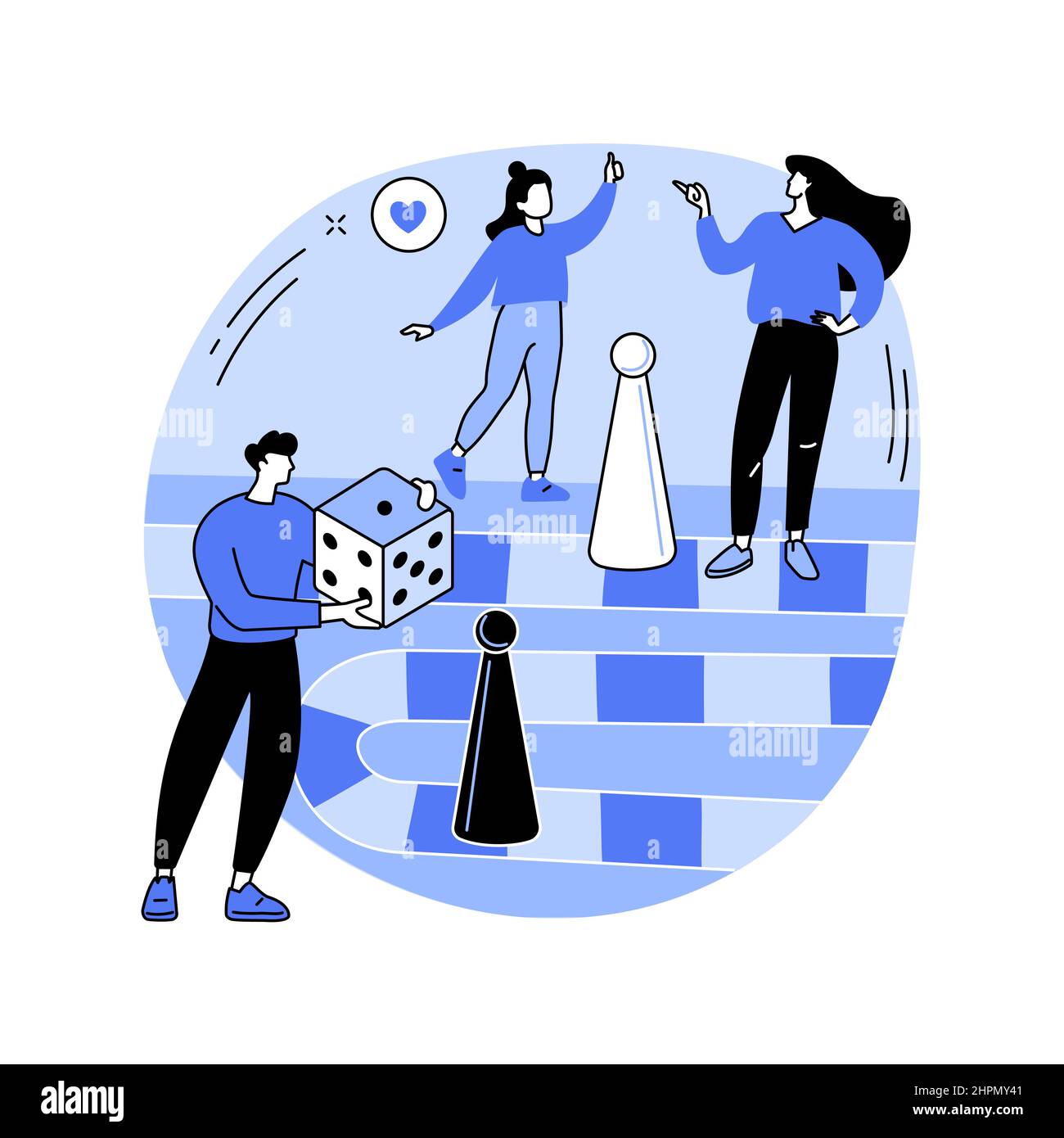 Board games abstract concept vector illustration Stock Vector Image ...