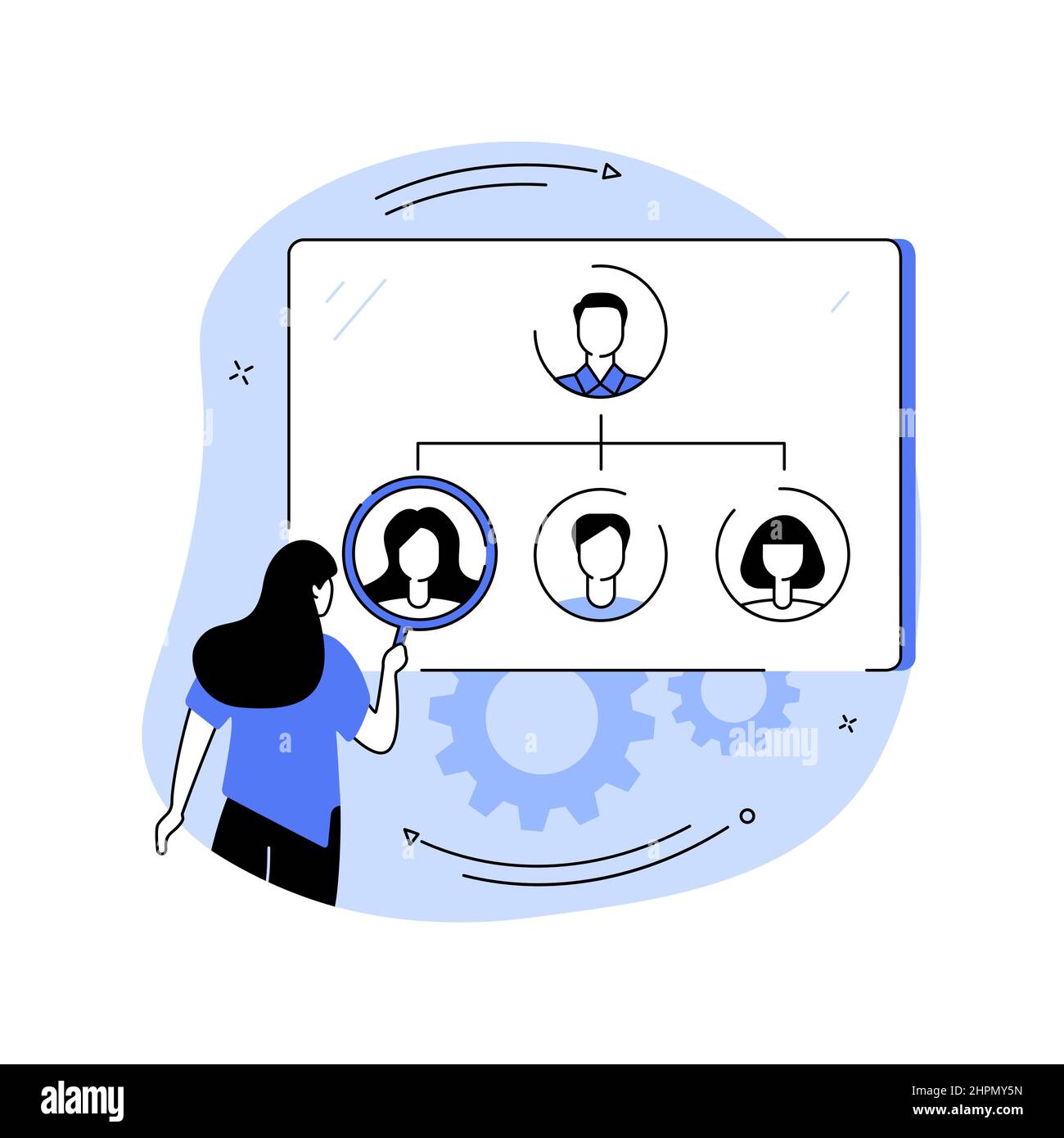 Organization abstract concept vector illustration Stock Vector Image ...