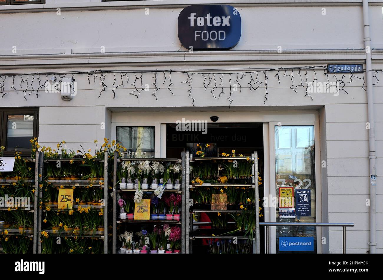 Copenhagen/Denmark./22 February 2022/Fotex Food grocery store in danish ...