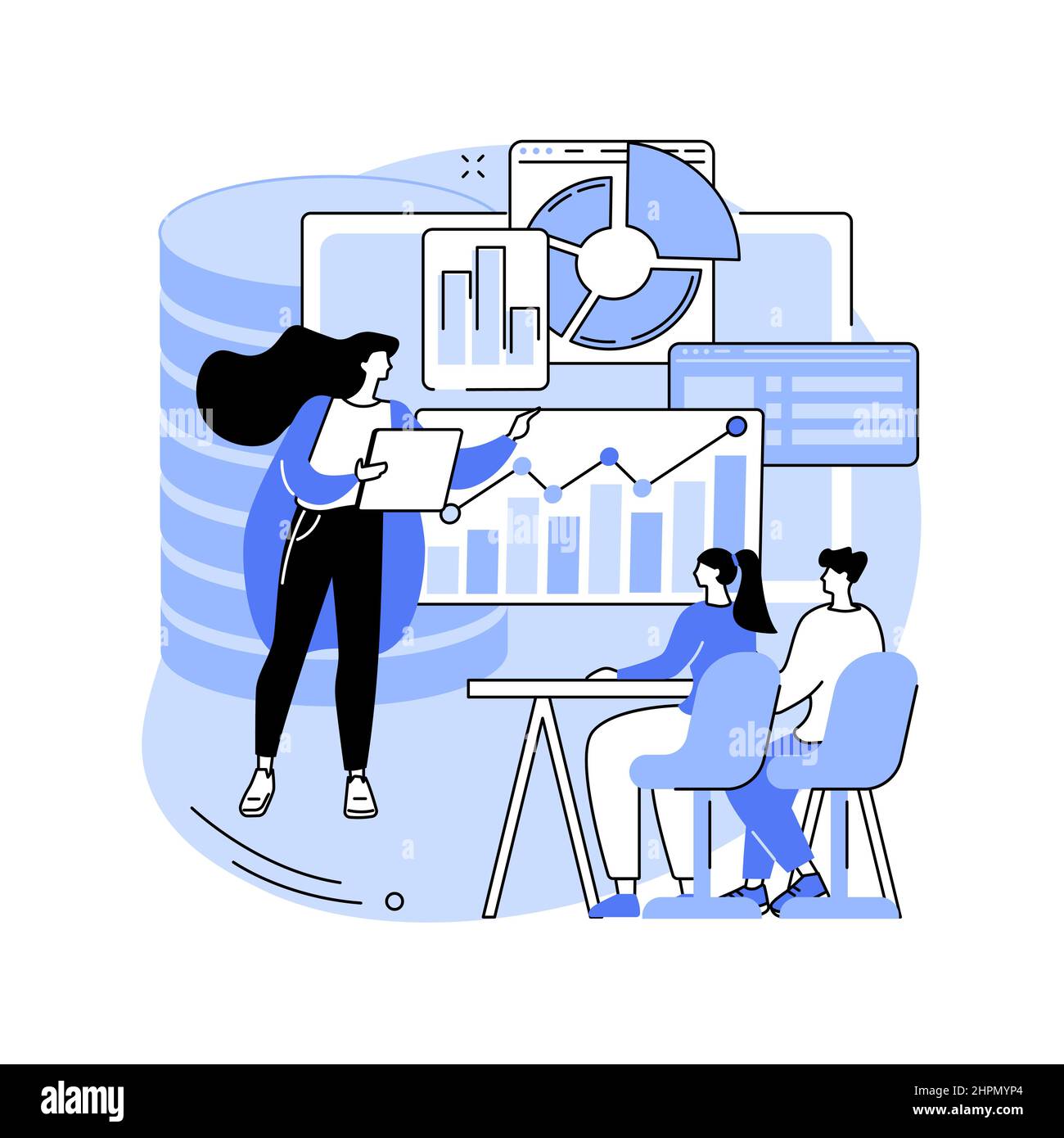 Big data conference abstract concept vector illustration Stock Vector ...