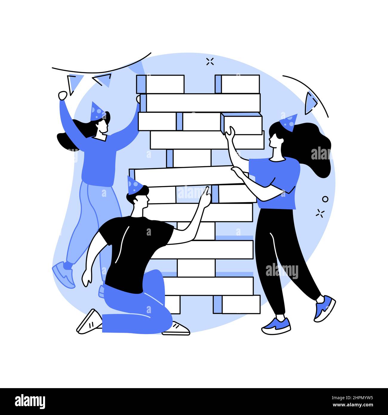 Party game abstract concept vector illustration Stock Vector Image ...