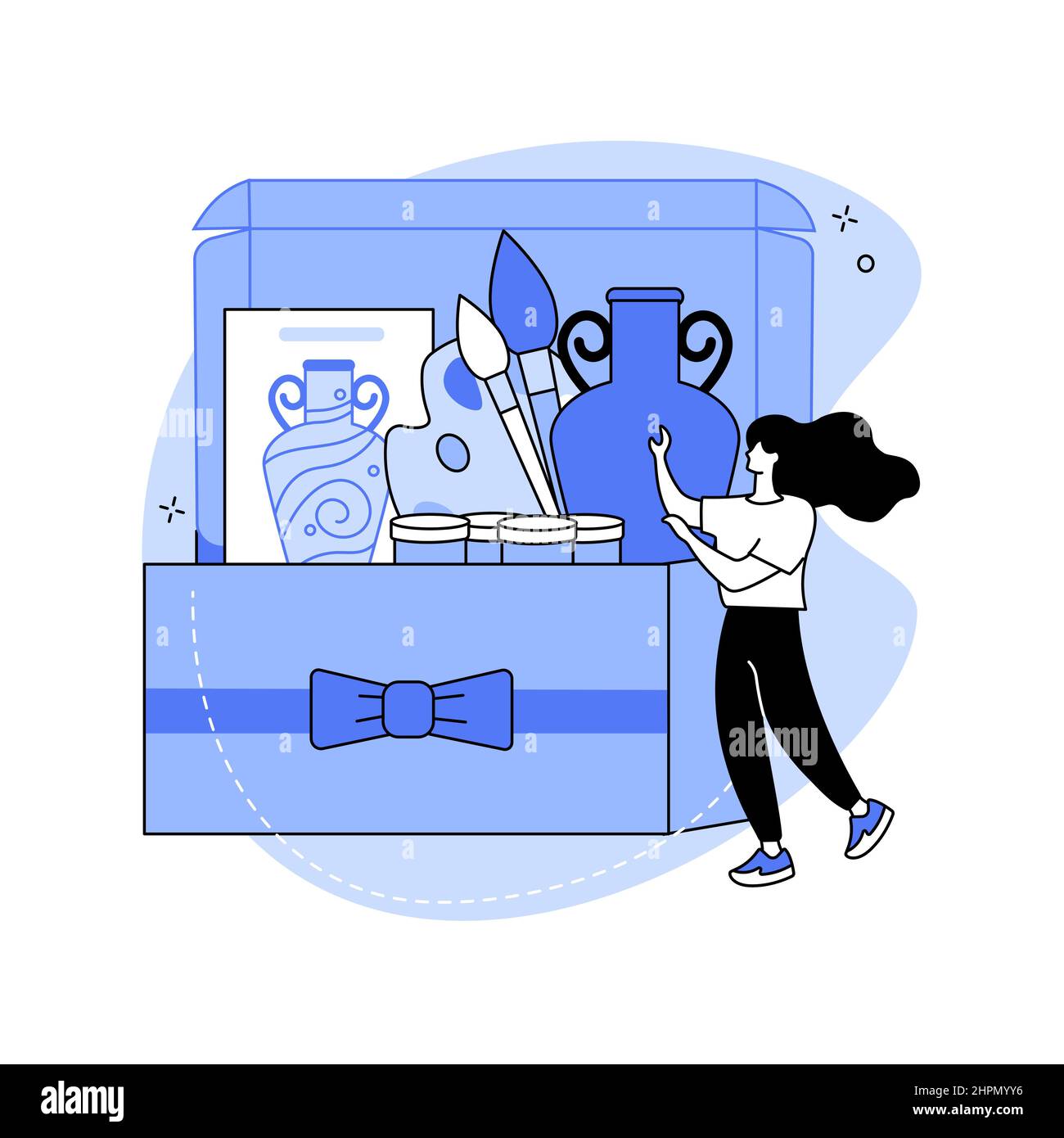 DIY project abstract concept vector illustration Stock Vector Image ...