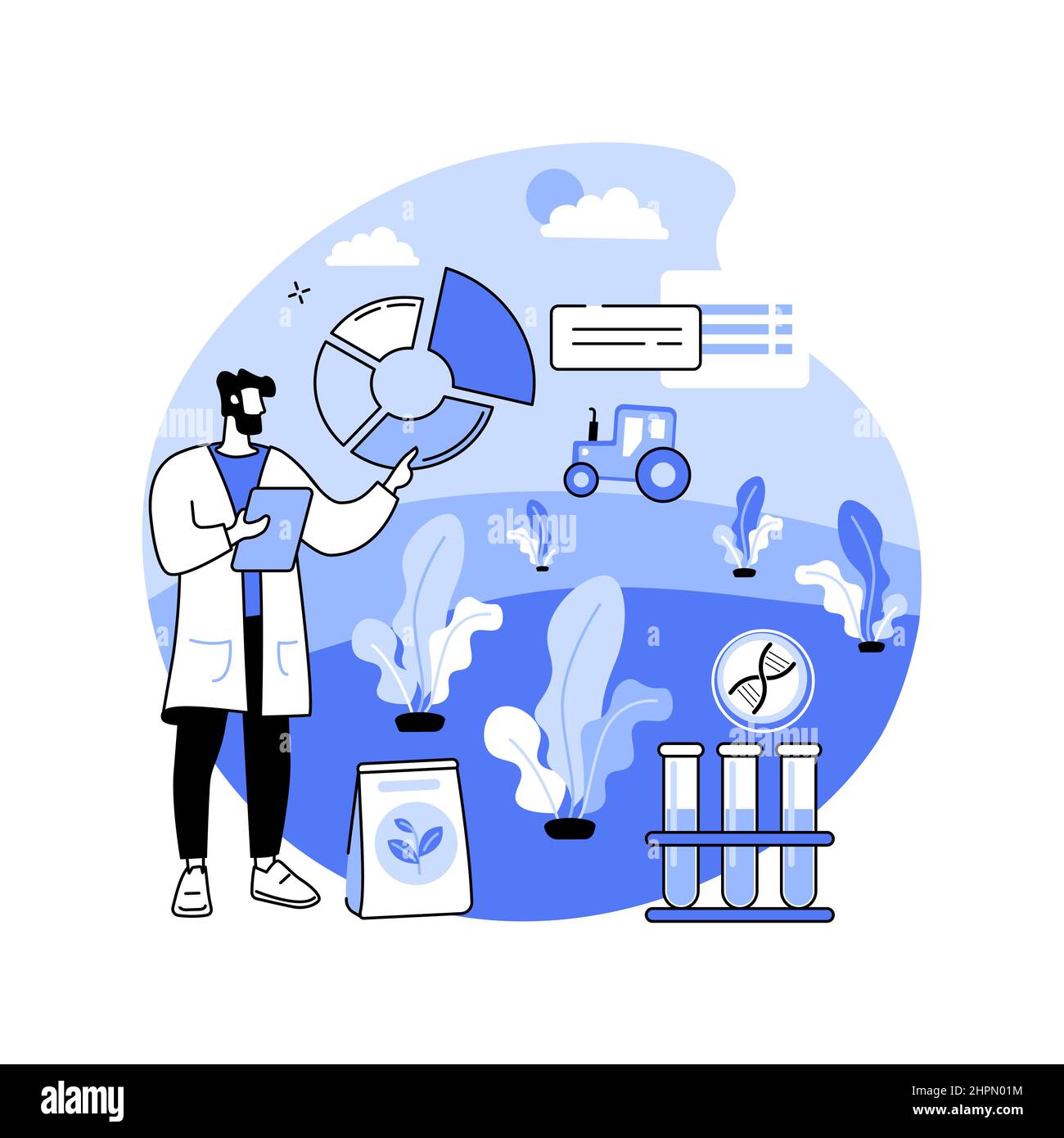 Agronomy abstract concept vector illustration Stock Vector Image & Art ...