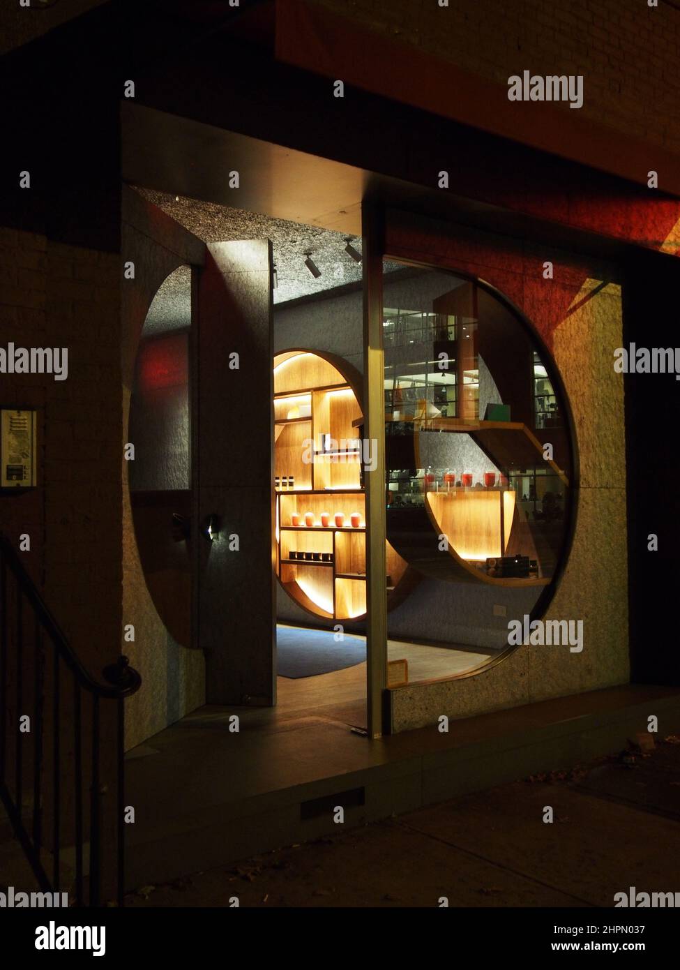 Storefront At Night Stock Photo - Alamy