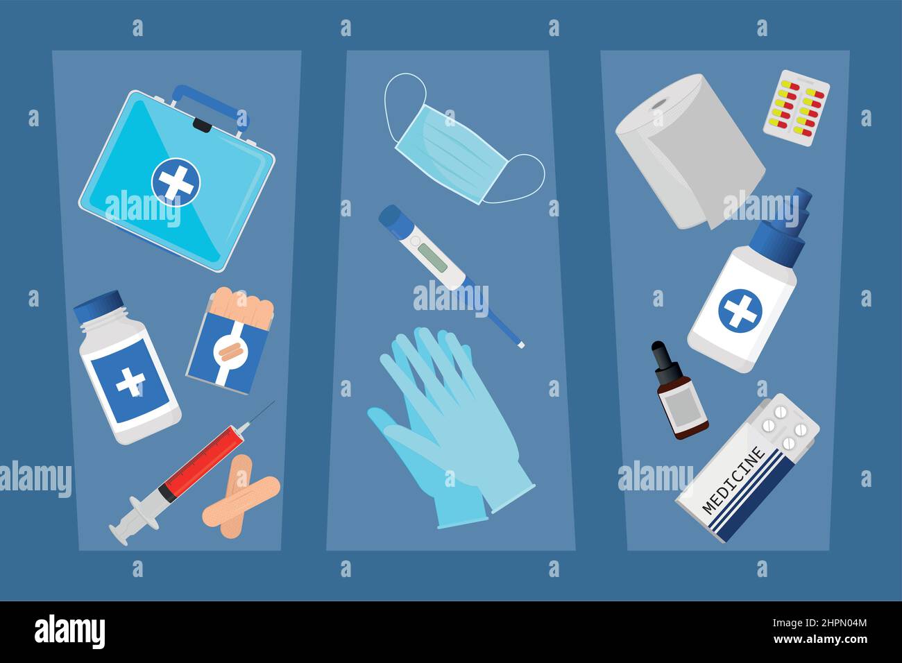 first aid kit, banner Stock Vector Image & Art - Alamy