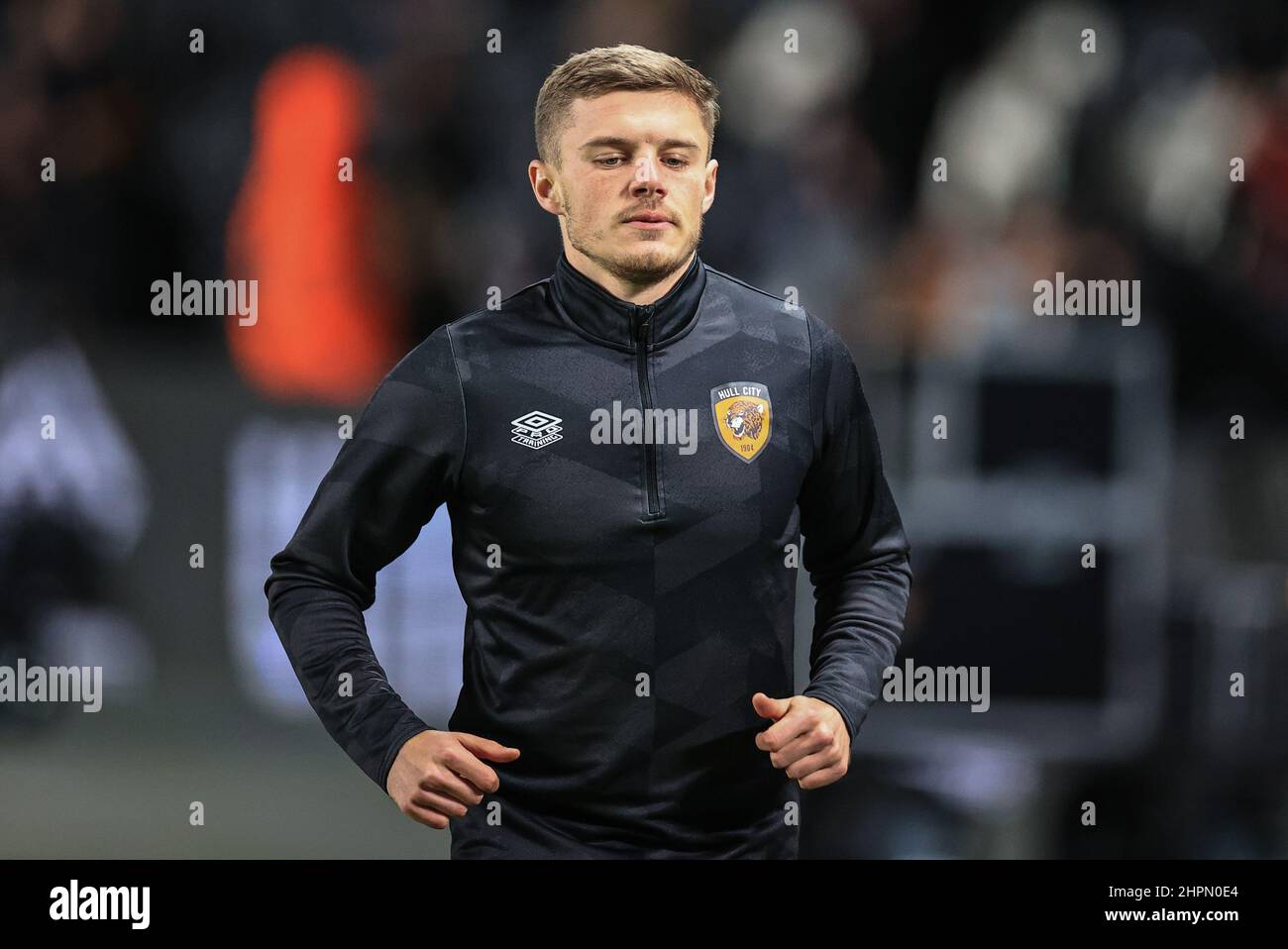 Regan Slater #27 of Hull City during the pre-game warmup Stock Photo ...