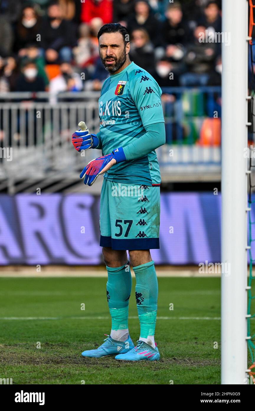 Genoa’s Salvatore Sirigu during the italian soccer Serie A match ...
